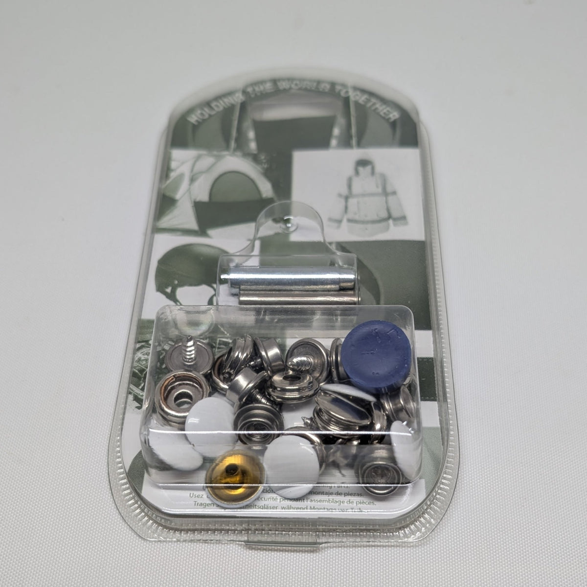 PP100 - Press Stud Fastener Kit, Fabric to Fabric, 4 parts. – Profabrics
