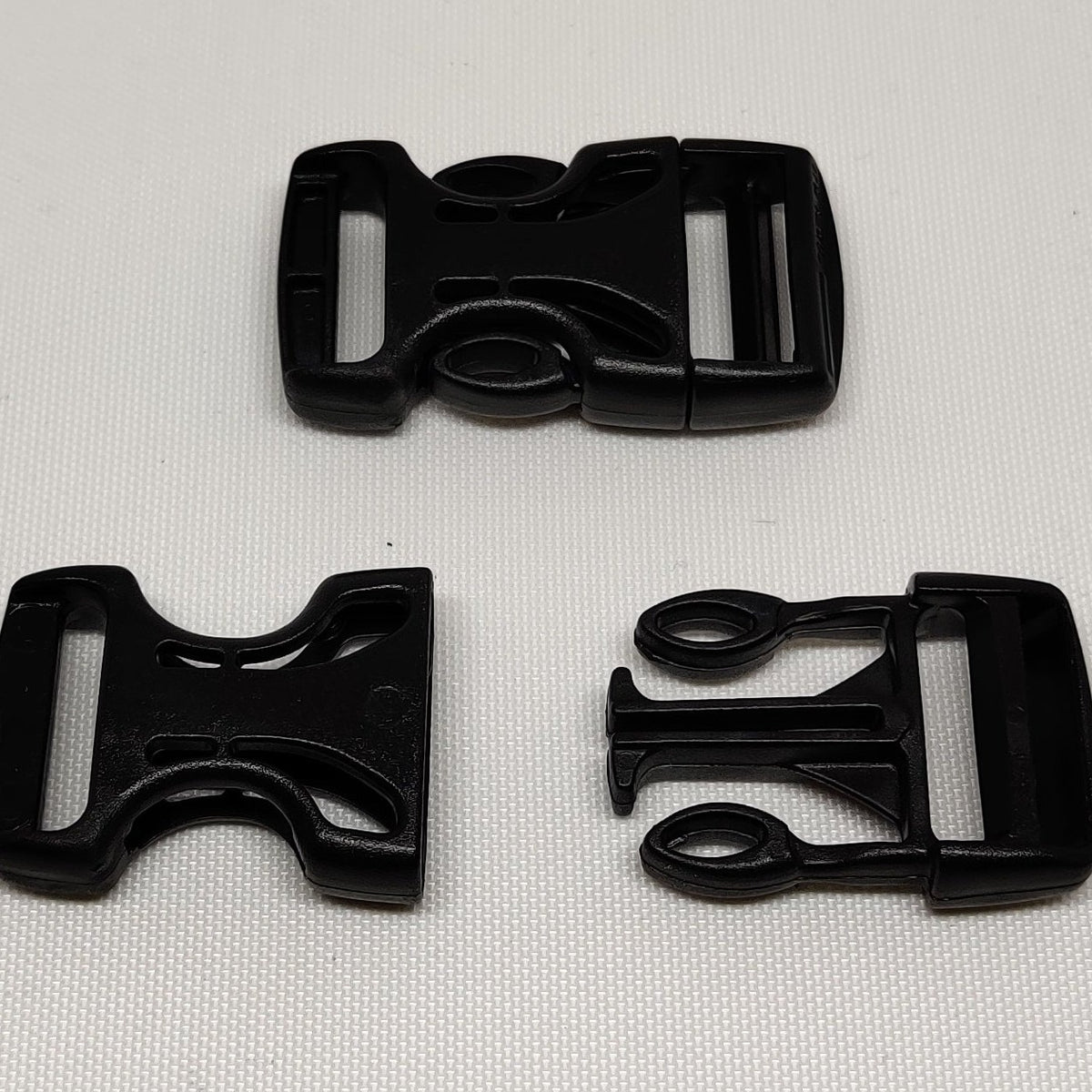 ITW NEXUS Airloc 20mm, side release buckle, black, lightweight, acetal ...