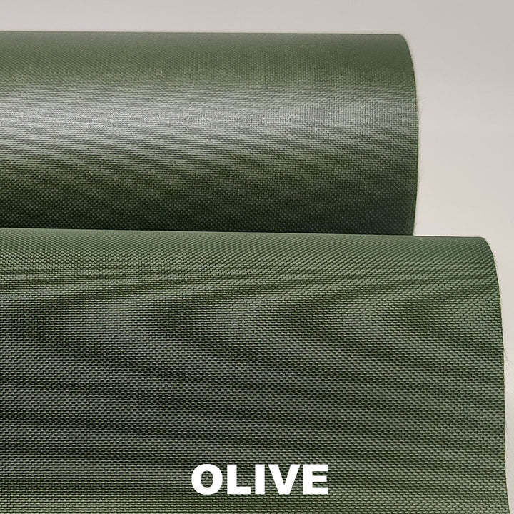 olive, green, medium weight, water resistant, nylon, fabric, pu coated ...