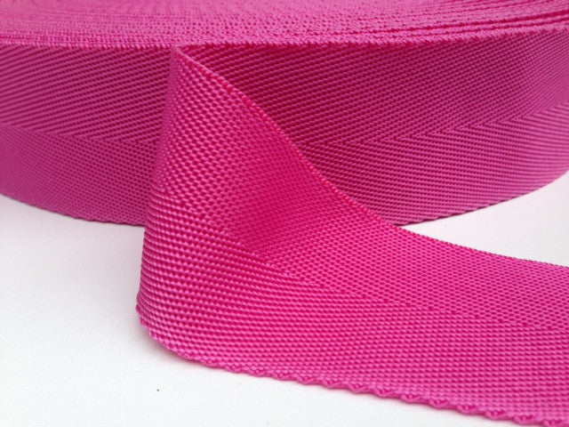 Pink, Polypropylene, Webbing, polypropylene webbing, 2 inch, 50mm ...