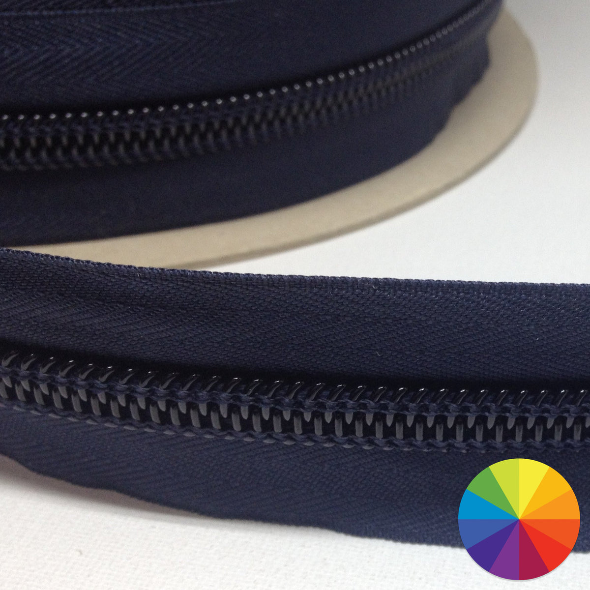 Coil Zip, Continuous coil zip, No.10 zip, beige continuous zip, 10mm ...